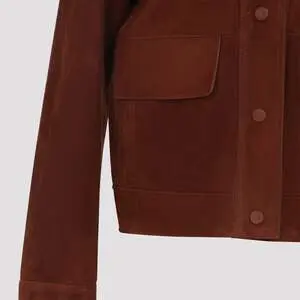 YVES SALOMON Lamb Leather Jacket - Multicolor
