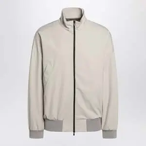 Fear Of God Fear Of God Nylon Blend Bomber Jacket With Zip Closure Gray