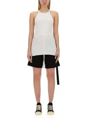 Rick Owens RICK OWENS DRKSHDW Racer Back T-Shirt White