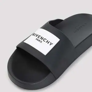 Givenchy Logo Detail Slide Sandals