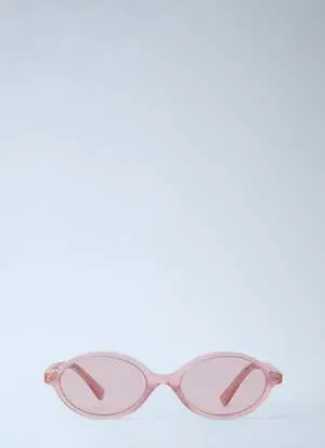 Miu Miu Oval Frame Sunglasses
