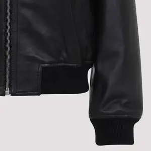 YVES SALOMON Leather Zip-up Jacket