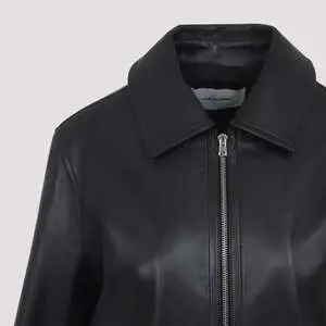 YVES SALOMON Leather Zip-up Jacket