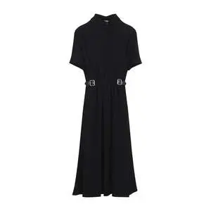 Loewe Belted Midi Dress - Black