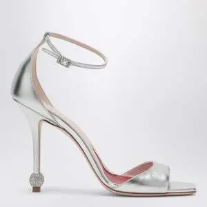 ROGER VIVIER Embellished High Heel Sandals - Silver