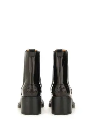TOD'S Leather Chelsea Boots - Black