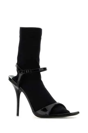 Balenciaga Leather Avenue Sock Sandals