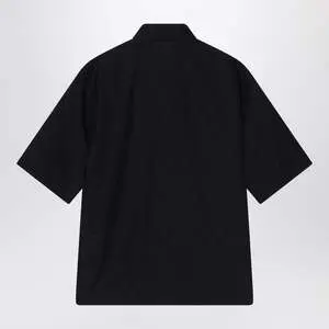 Fendi Ff Jacquard Linen Shirt - Black