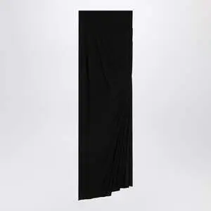 Alaïa Long Draped Jersey Skirt