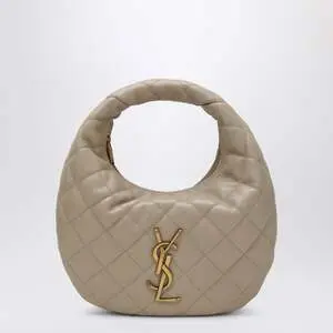 Saint Laurent Saint Laurent Quilted Nappa Leather Bag Cream