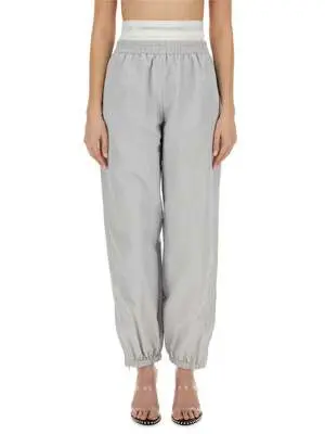 Alexander Wang Sports Pants With Integrated Underwear - Gray