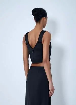 TOTEME V-neck Sleeveless Top