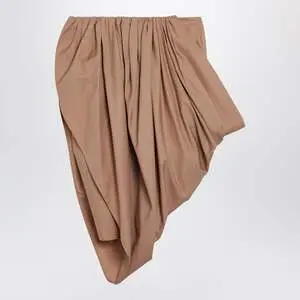 Chloé Cotton Wrap Skirt - Brown