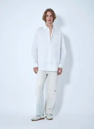 Our Legacy Embroidered Cotton Poplin Shirt