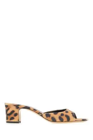 Paris Texas Leopard Print Mules