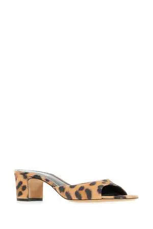 Paris Texas Leopard Print Mules