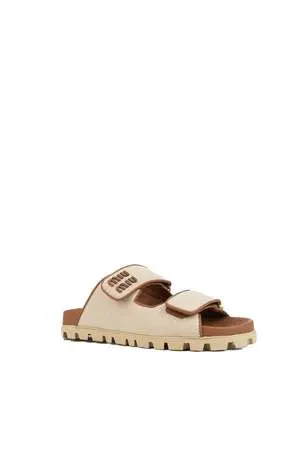 Miu Miu Mules With Velcro Straps