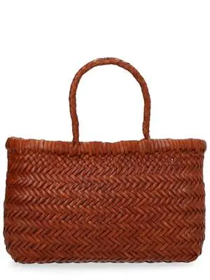 Dragon Diffusion Gora Mini Woven Leather Bag - Brown