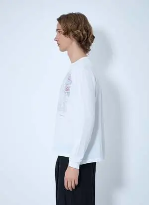 Our Legacy Graphic Long Sleeve T-shirt - White