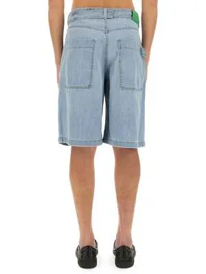 Bottega Veneta Denim Bermuda Shorts
