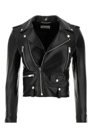 Saint Laurent Nappa Leather Biker Jacket