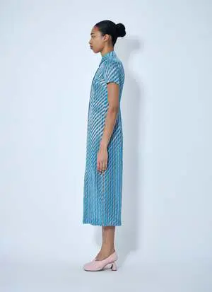 Dries Van Noten Striped Midi Shirt Dress