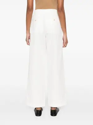 TOTEME Organic Cotton Pleated Trousers