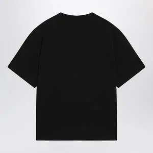 Rick Owens Brad Temple T-shirt In Cotton Jersey /milk - Black