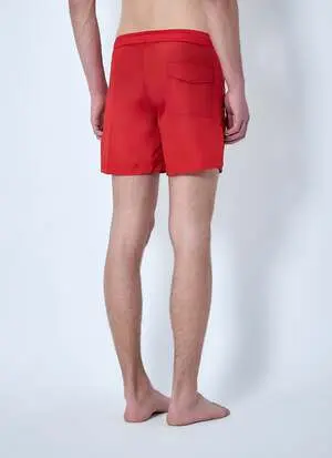 Moncler Nylon Swim Shorts - Red