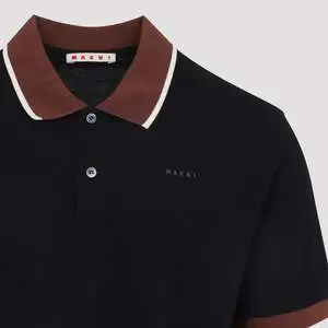 Marni Cotton Polo - Black