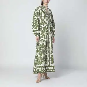 Farm Rio Palermo Maxi Dress - Green