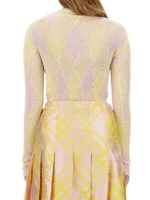 Burberry Shirt With Check Pattern - Multicolor
