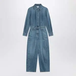 Givenchy Denim Jumpsuit With Wide Leg - Blue