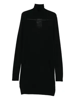 TOTEME TOTEME Wool Turtle-Neck Midi Dress Multicolor