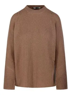 Max Mara Crew Neck Wool Sweater - Multicolor