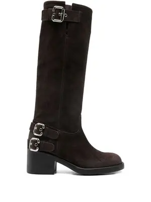 Chloé Dakota Buckled Knee-high Boots