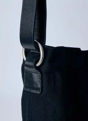 Dries Van Noten Canvas Tote Bag - Black