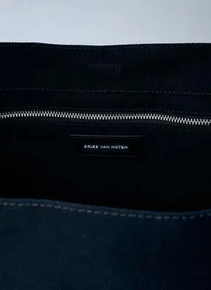 Dries Van Noten Canvas Tote Bag - Black