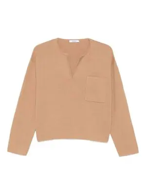 Max Mara V-neck Cashmere Wool Sweater - Multicolor