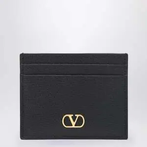 Valentino Garavani Vlogo Signature Credit Card Holder - Black