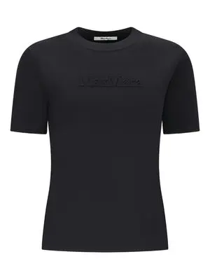Max Mara Embossed Logo Cotton T-shirt