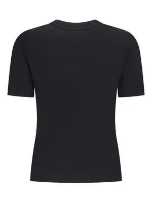 Max Mara Embossed Logo Cotton T-shirt
