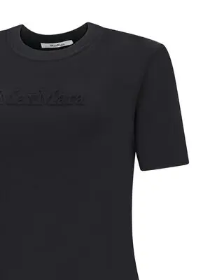 Max Mara Embossed Logo Cotton T-shirt