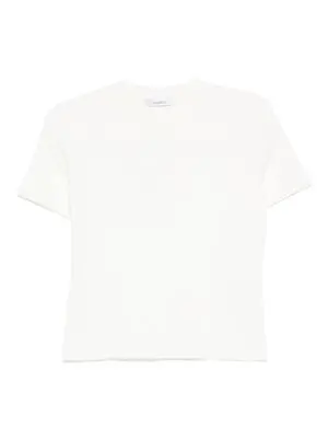 Max Mara Ribbed Knit Short Sleeve T-shirt