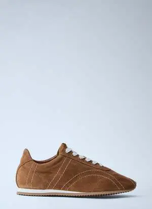 TOTEME Suede Low-top Trainers - Brown