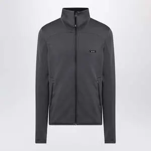Prada Grey Technical-fabric Sweatshirt - Gray