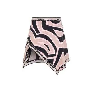 Emilio Pucci Silk Twill Mini Skirt