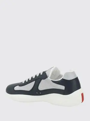 Prada Calf Leather Sneakers - Blue