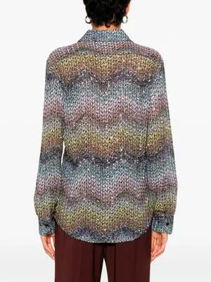Missoni Caperdon" Long Sleeve Shirt - Multicolor