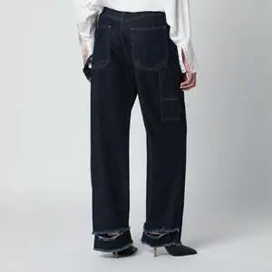 DARKPARK Carpenter Jeans With Chain Detail - Blue